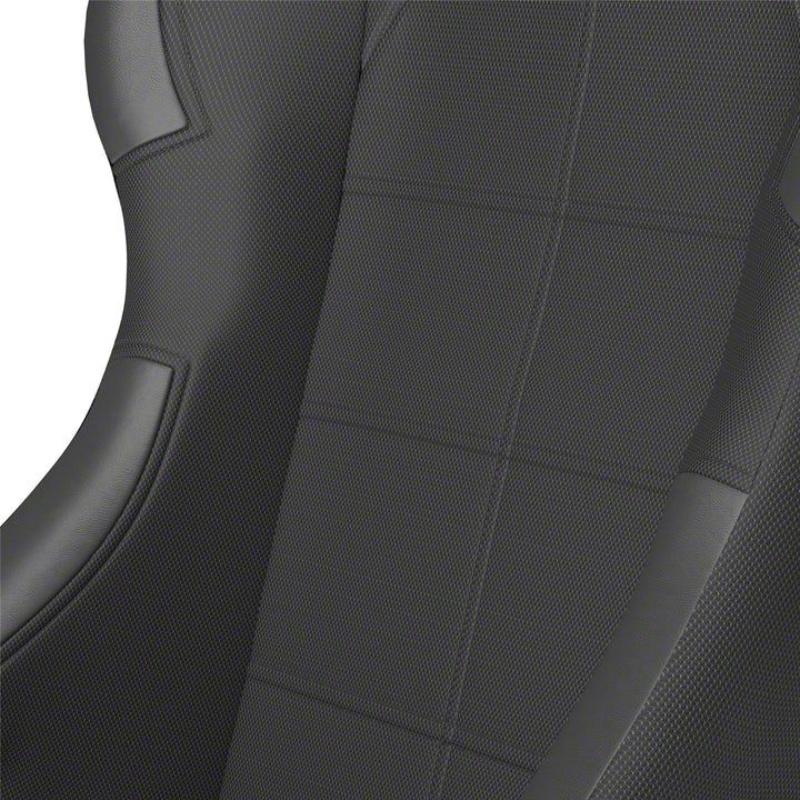 Corbeau Mustang Forza Racing Seat; Black Cloth 29101 (79-25 Mustang ...