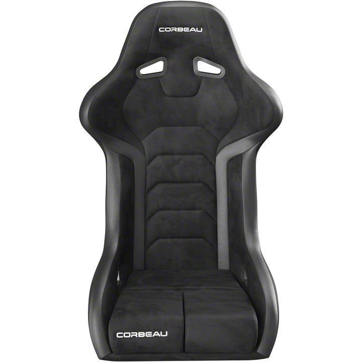 Corbeau Mustang FX1 Pro Racing Seat; Black Cloth 29501P (79-25 Mustang ...