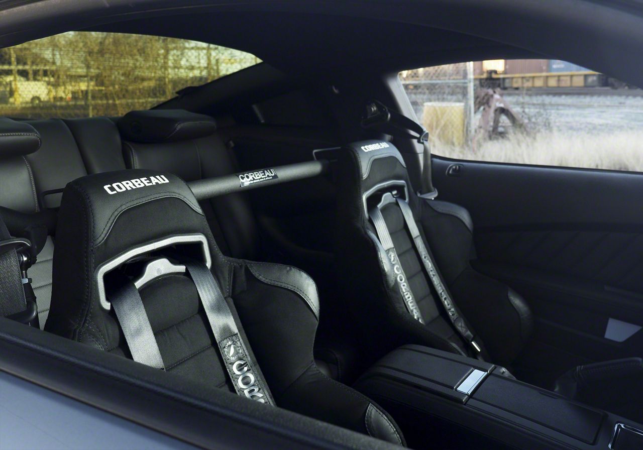Corbeau Mustang Seat Belt Harness Bar HB0508M (05-14 Mustang Coupe ...