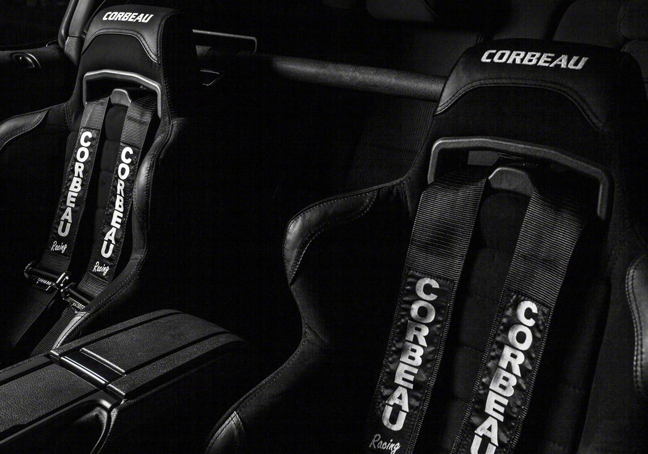 Corbeau Mustang Seat Belt Harness Bar HB0508M (05-14 Mustang Coupe ...