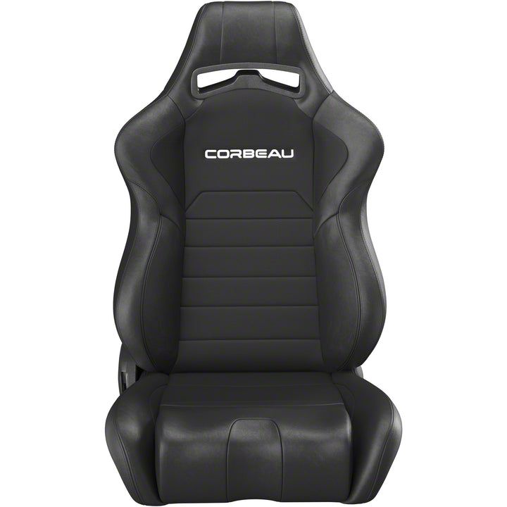 Corbeau Mustang LG1 Wide Racing Seats; Black Cloth; Pair 25501WPR ...