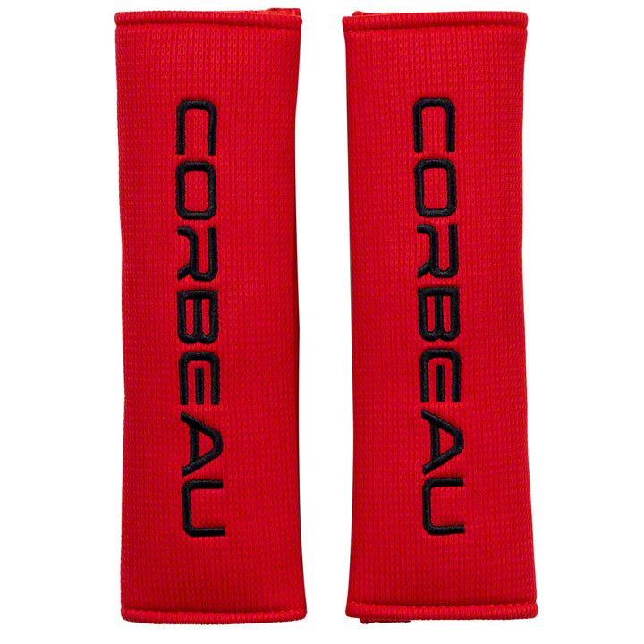 Corbeau Mustang Seat Harness Pads; Red; 3-Inch 50507 (Universal; Some ...