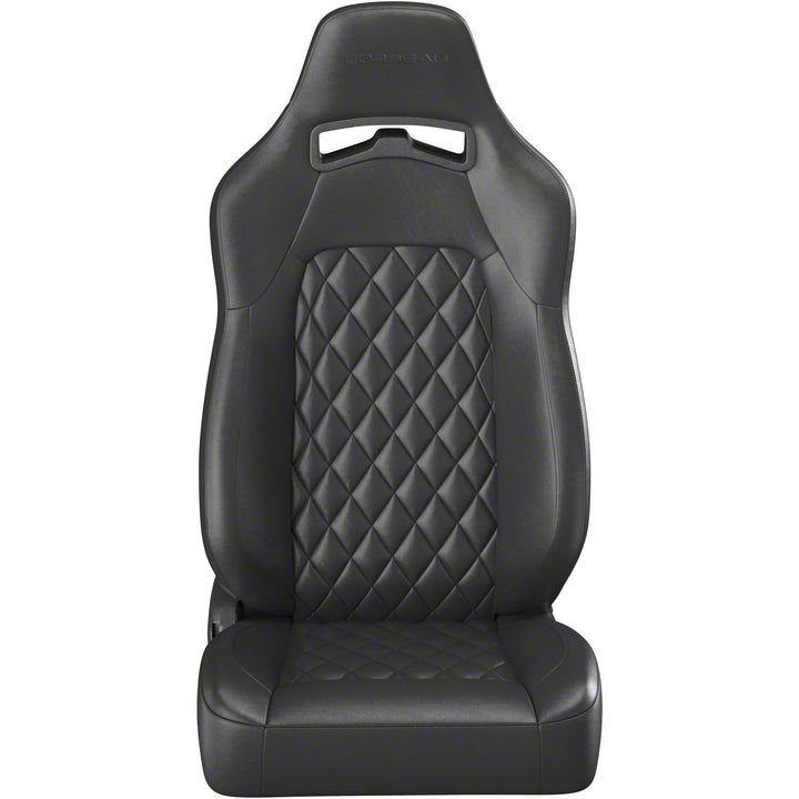 Corbeau Mustang Trailcat Reclining Seats with Inflatable Lumbar; Black ...