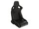 Corbeau Mustang Sportline RRB Reclining Seats; Black Vinyl/Carbon Vinyl ...