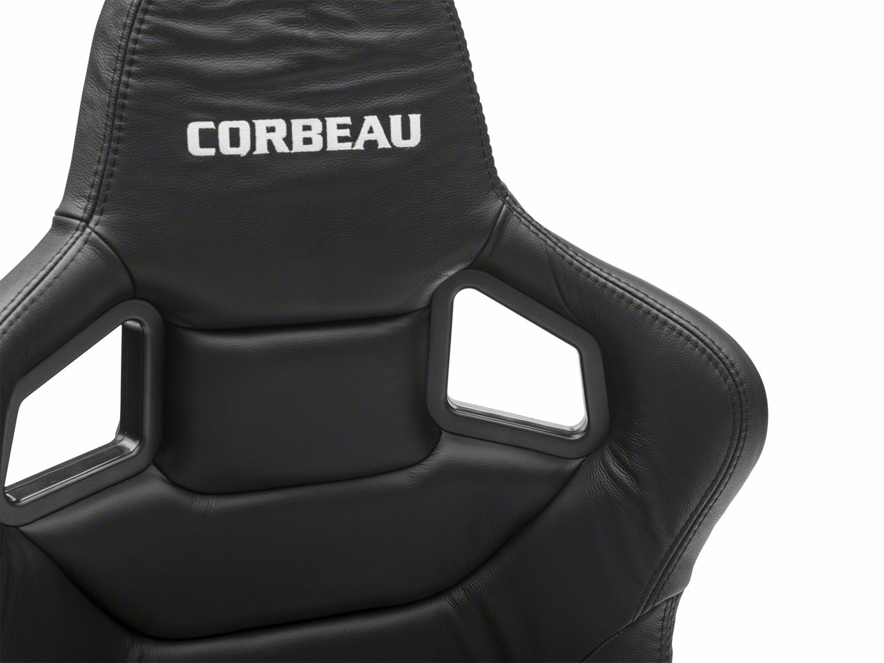 Corbeau Mustang Sportline RRS Reclining Seats; Black Leather; Pair ...