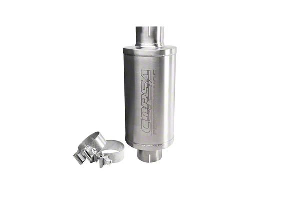 Corsa Performance Charger Slip Fit Resonator with Clamps; 13.50-Inch ...