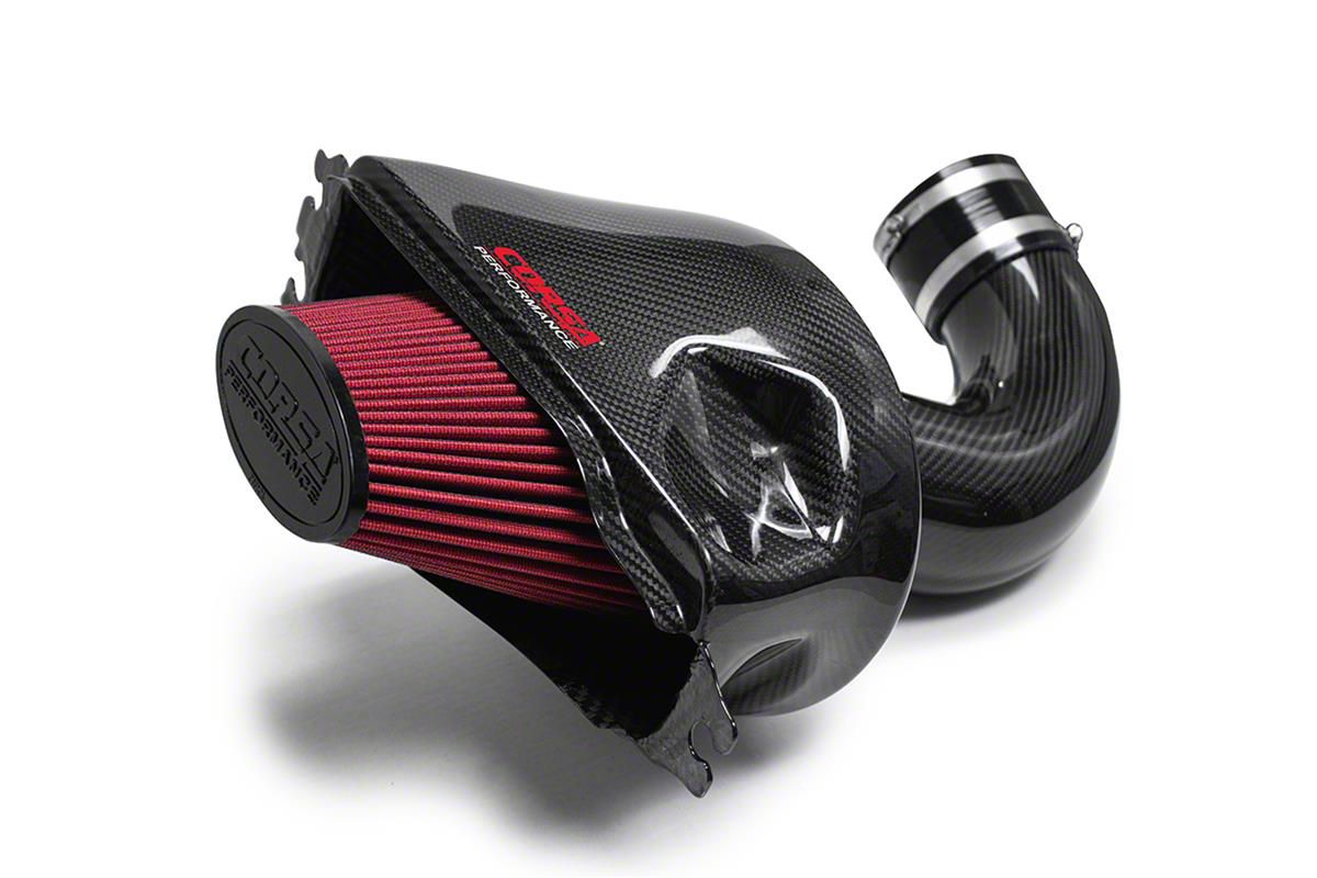 Corsa Performance Corvette Closed Box Cold Air Intake with Black ...