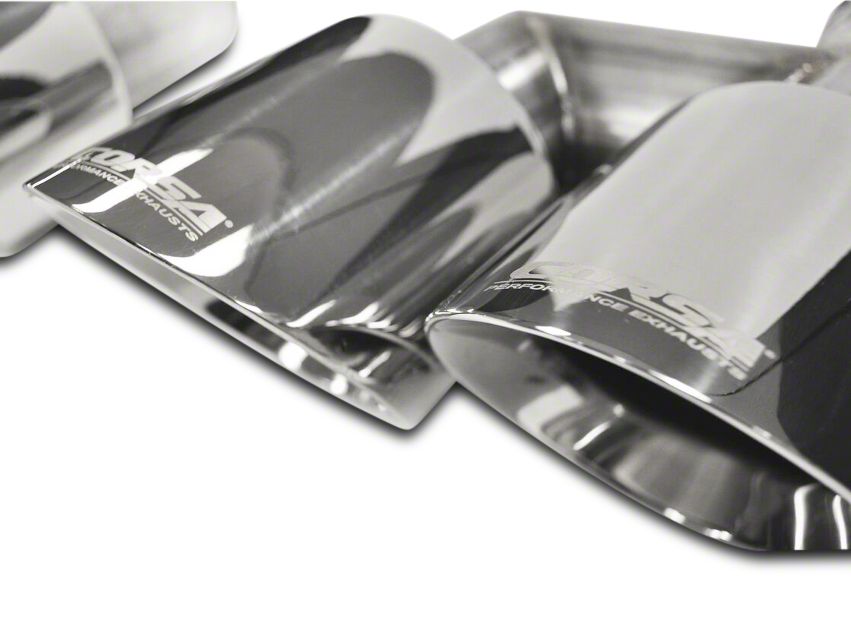 Corsa Performance Mustang Quad 4-Inch Twin Pro Series Exhaust Tips ...