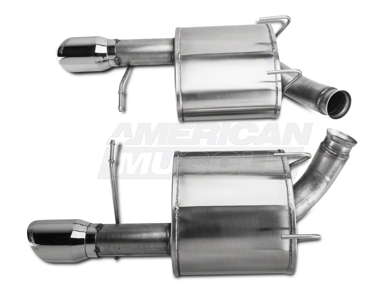 Corsa Performance Mustang Sport Axle-Back Exhaust with Polished Tips 14316 (11-14 Mustang GT; 12 ...