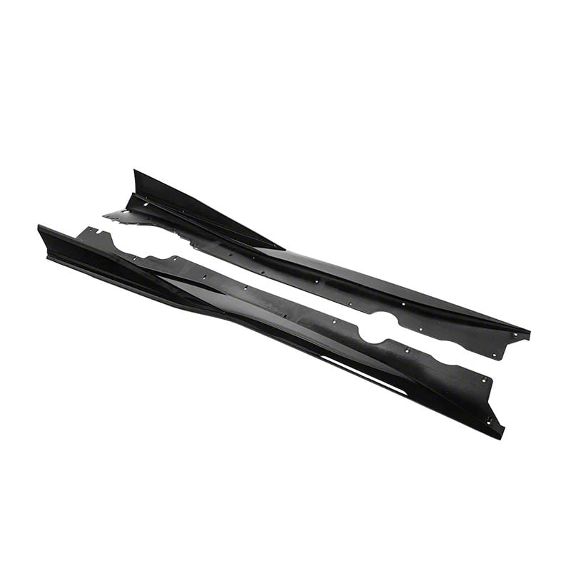 Corvette 3VM Side Skirt Rocker Panels; Gloss Black (20-26 Corvette C8 ...