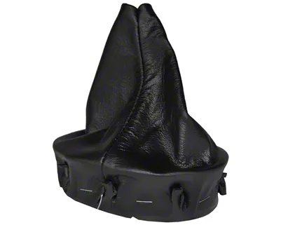 Corvette 6-Speed Shifter Boot; Black Leather (97-04 Corvette C5) - Free ...