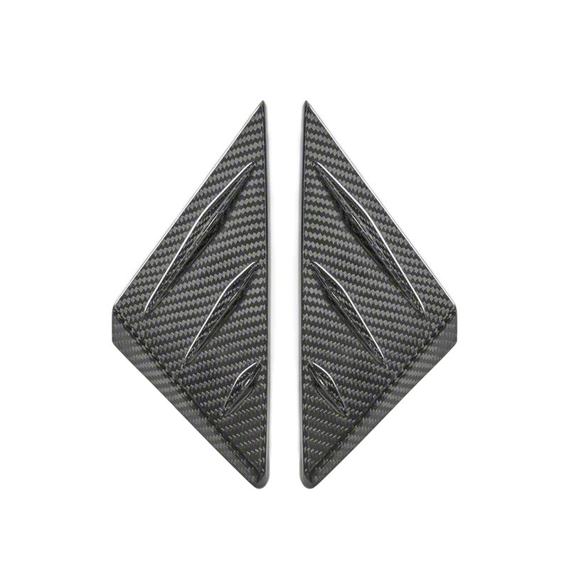 Corvette Anti Wind Buffeting Cover; Carbon Fiber (20-26 Corvette C8 ...