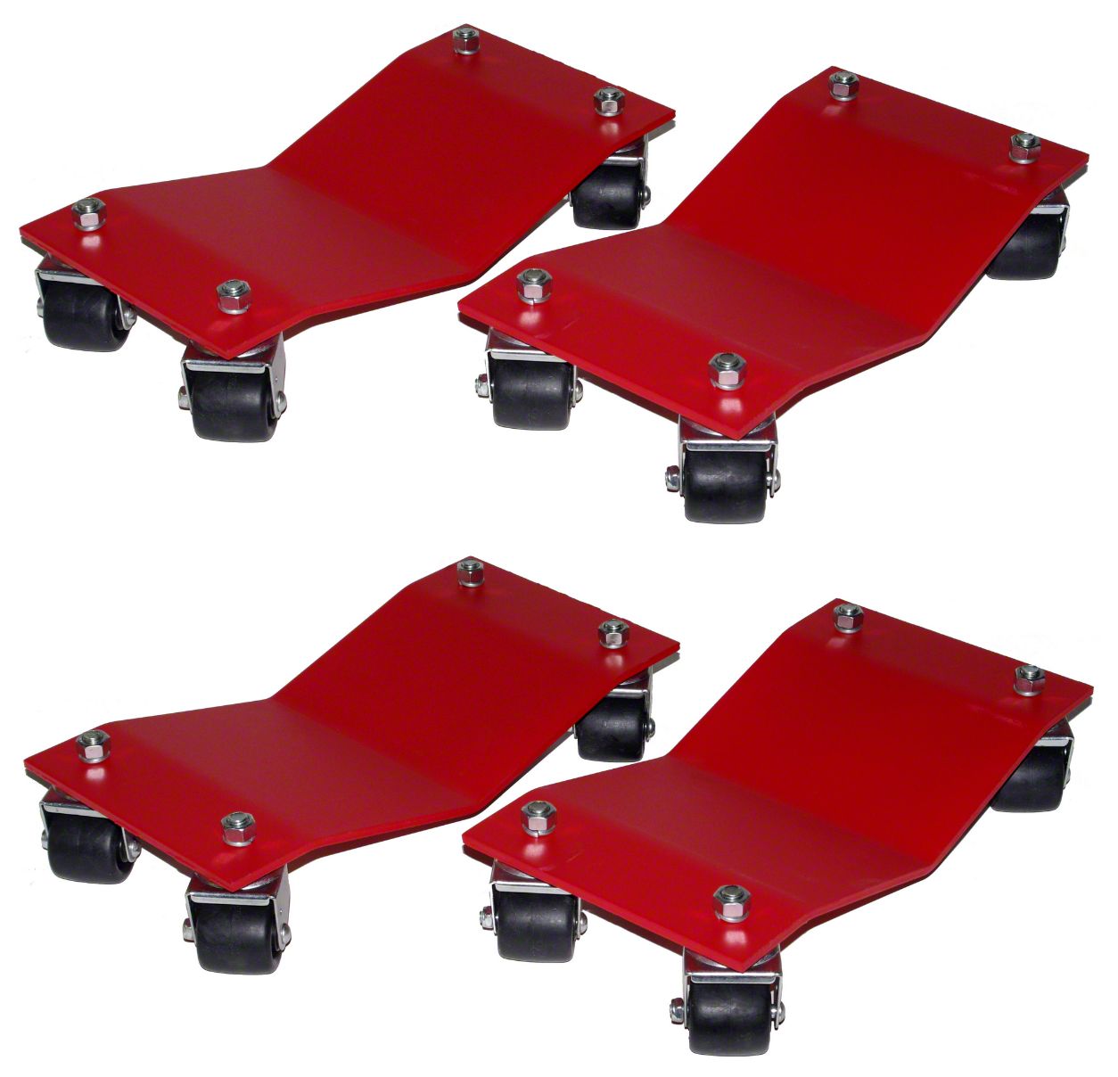 Universal AM Auto Dollies; 8x16-Inch; Set of Four - Free Shipping