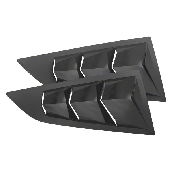 Corvette Bakkdraft Quarter Window Louvers; Carbon Flash (14-19 Corvette ...