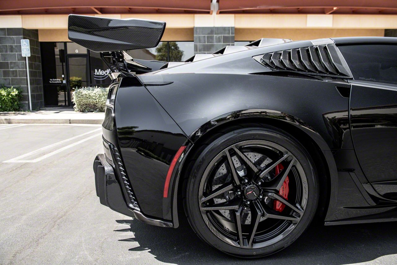 Corvette Base Rear Spoiler; Carbon Fiber (2019 Corvette C7 ZR1) - Free ...