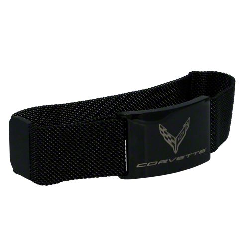 Corvette C8 Emblem Black Magnetic Bracelet - Free Shipping