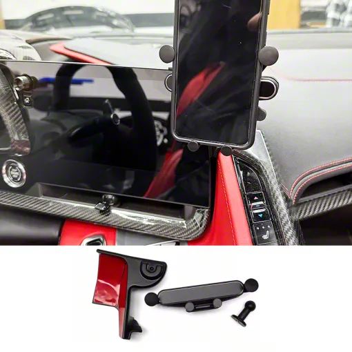 Corvette Car Phone Device Holder Stand (20-26 Corvette C8) - Free Shipping