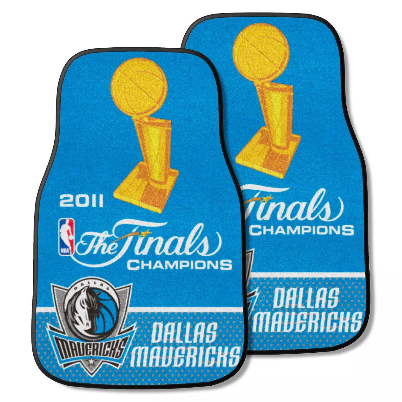 Corvette Carpet Front Floor Mats with Dallas Mavericks 2011 NBA ...