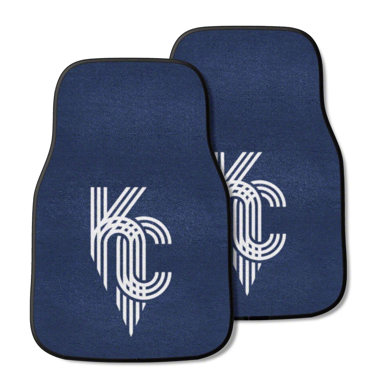 Corvette Carpet Front Floor Mats with Kansas City Royals City Connect ...