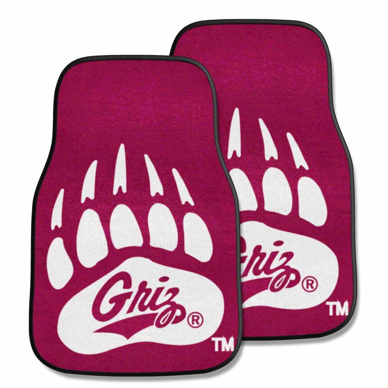 Corvette Carpet Front Floor Mats with University of Montana Logo ...