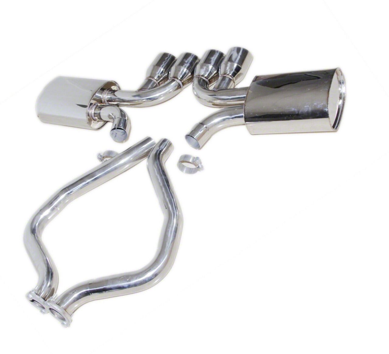 Corvette Cat-Back Exhaust with Polished Tips (97-04 Corvette C5) - Free ...