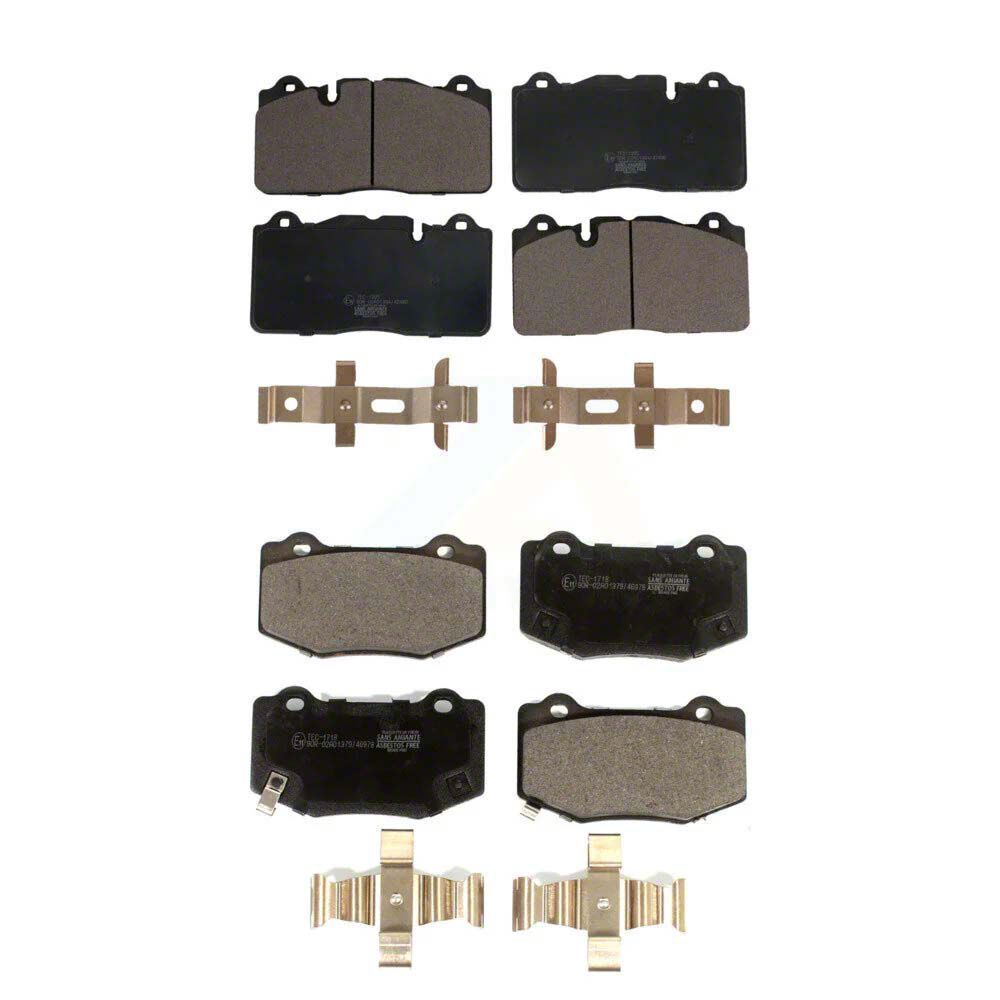Corvette Ceramic Brake Pads; Front and Rear (2019 Corvette C7 Stingray ...