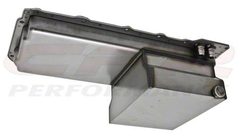 Corvette Chevy LS Oil Pan with -10AN Fittings; 7-Quart Capacity; Raw ...