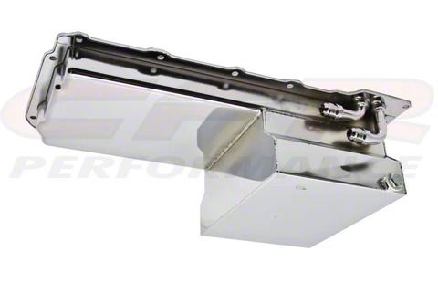 Corvette Chevy LS Oil Pan with 90-Degree -10AN Fittings; 7-Quart ...