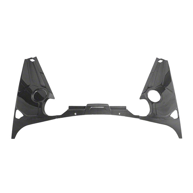 Corvette Engine Bay Panel Cover; Carbon Fiber (20-26 Corvette C8 Coupe ...