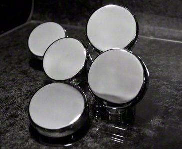 Corvette Engine Caps; Chrome (14-19 Corvette C7 w/ Automatic ...