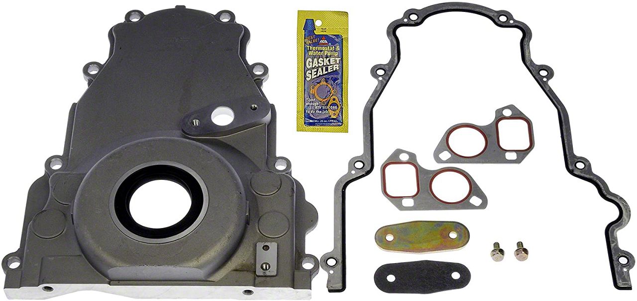 Corvette Engine Timing Cover (05-13 Corvette C6 w/o Dry Sump) - Free ...