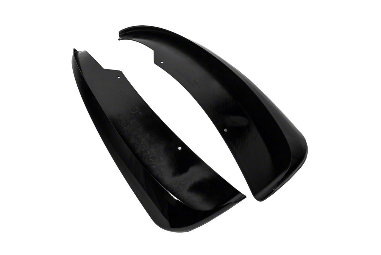 Corvette EOS Extended Package Splash Guards; Gloss Black (97-04 ...