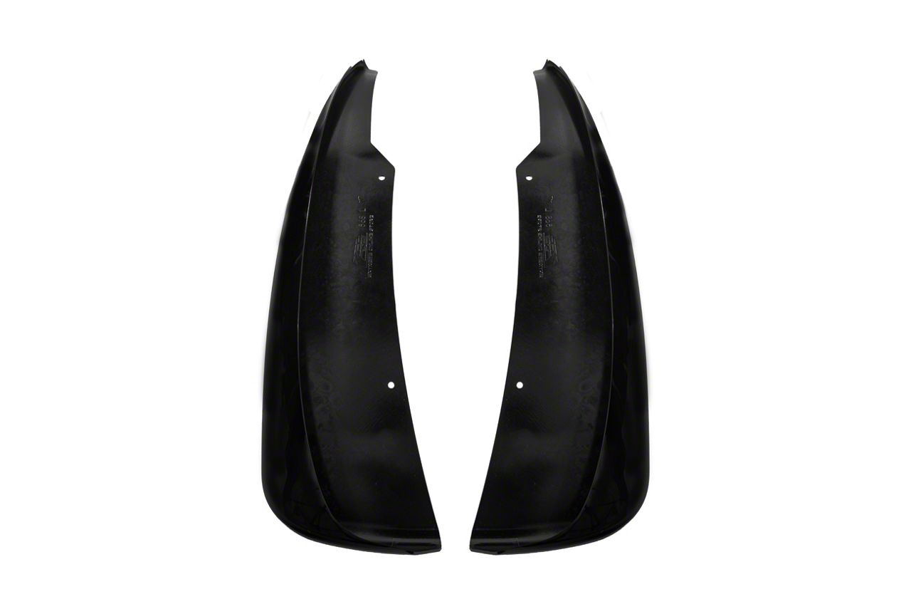 Corvette EOS Extended Package Splash Guards; Gloss Black (97-04 ...