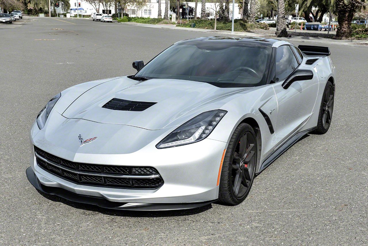Corvette EOS Performance Package Front Splitter; Carbon Fiber (14-19 ...
