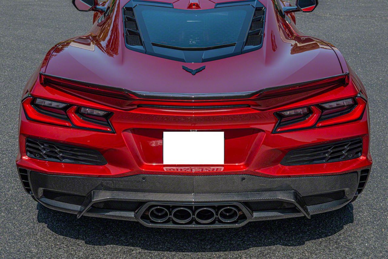 Corvette EOS Performance Style Rear Diffuser Side Vents; Carbon Fiber ...
