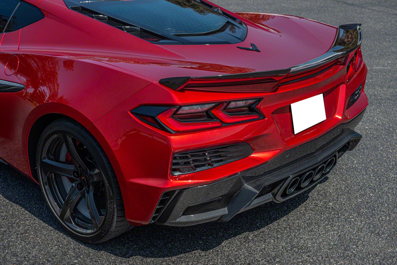 Corvette EOS Performance Style Rear Diffuser Side Vents; Carbon Fiber ...