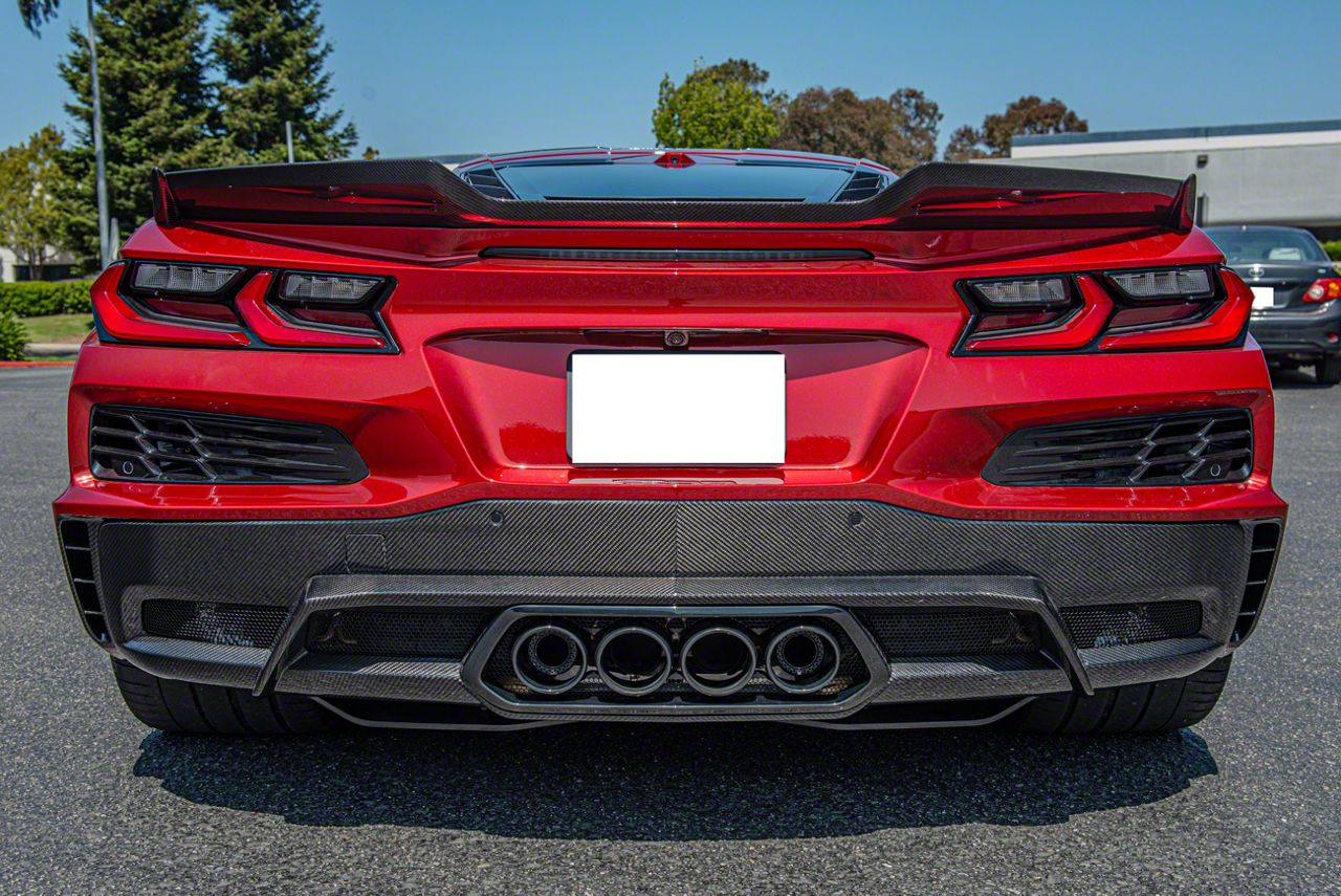 Corvette EOS Performance Style Rear Diffuser Side Vents; Carbon Fiber ...