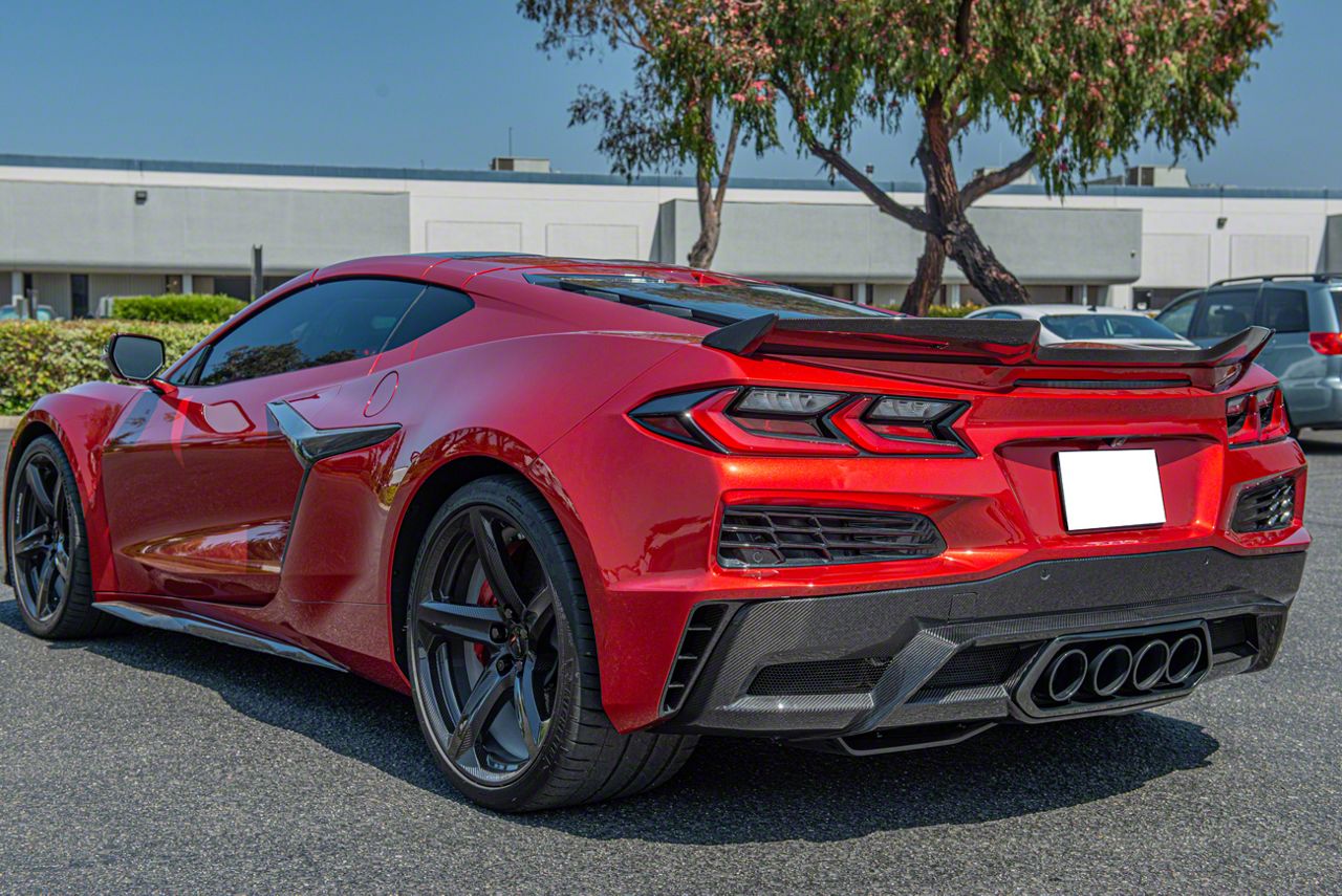 Corvette EOS Performance Style Rear Diffuser Side Vents; Carbon Fiber ...