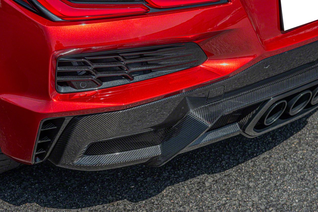 Corvette EOS Performance Style Rear Diffuser Side Vents; Carbon Fiber ...