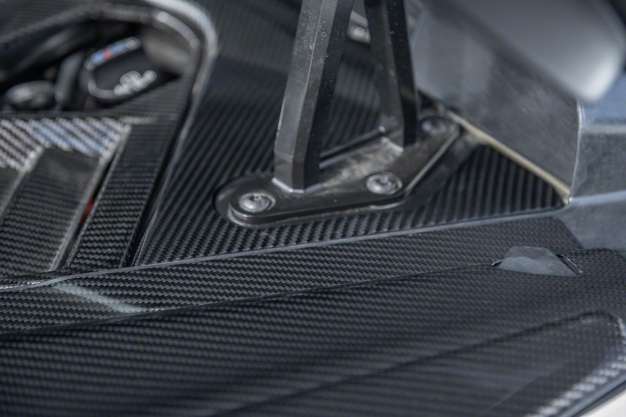 Corvette Factory Style Engine Bay Corner Vent Covers; Carbon Fiber (20 ...