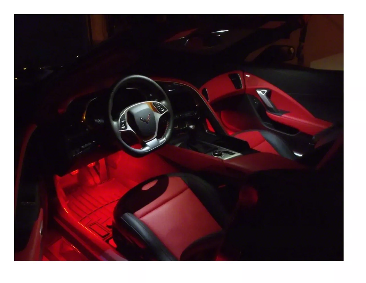 Corvette Footwell LED Lighting Kit; Purple (14-19 Corvette C7) - Free ...