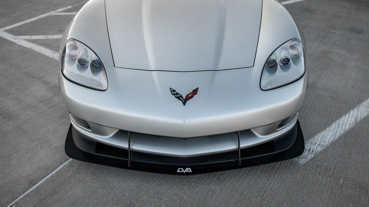 Corvette Front Chin Splitter (05-13 Corvette C6 Base w/ ZR1 Style Front ...