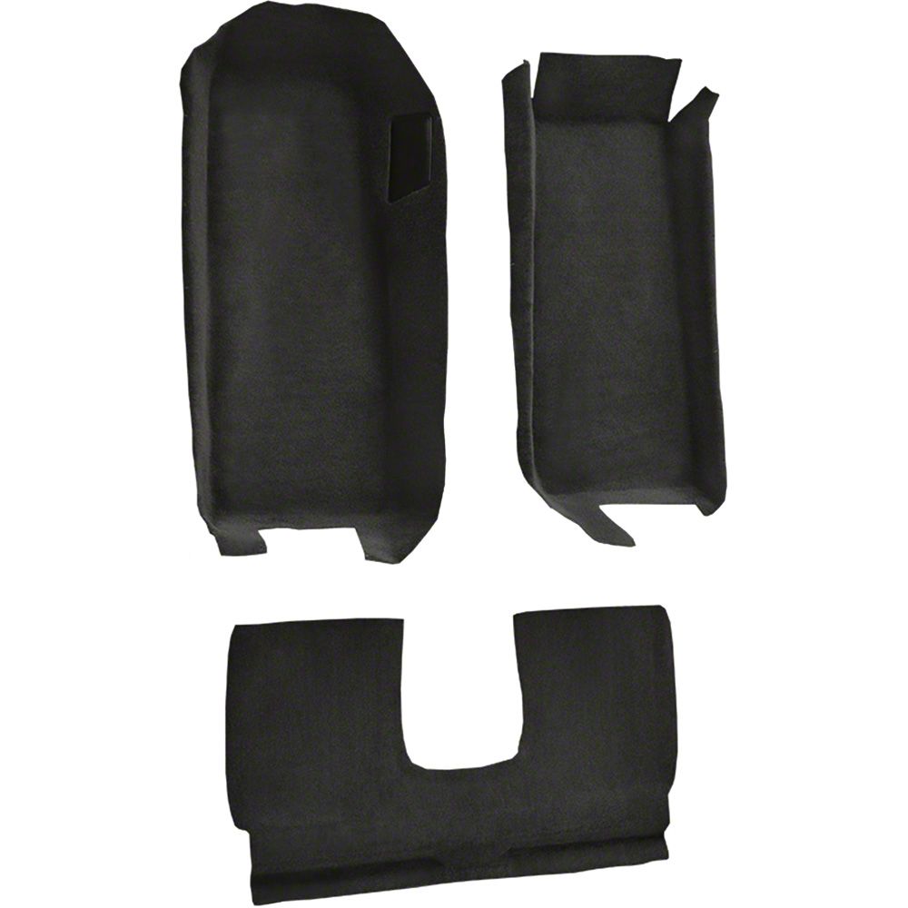 Corvette Front Cutpile Molded Carpet with Rear Seat Riser and Heel Pad ...