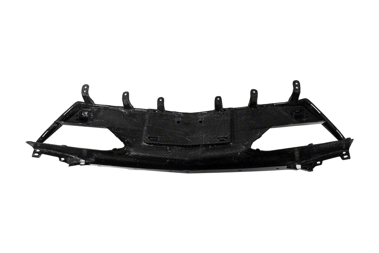 Corvette Front Fascia Panel Grille Cover; Carbon Fiber (20-25 Corvette ...
