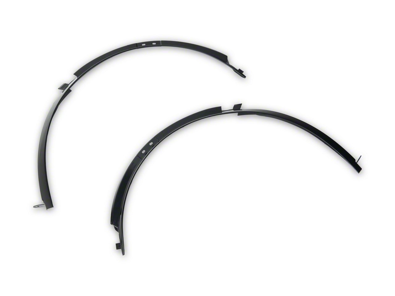 Corvette Front Fender Flare Wheel Trim; Carbon Flash Metallic (14-19 ...