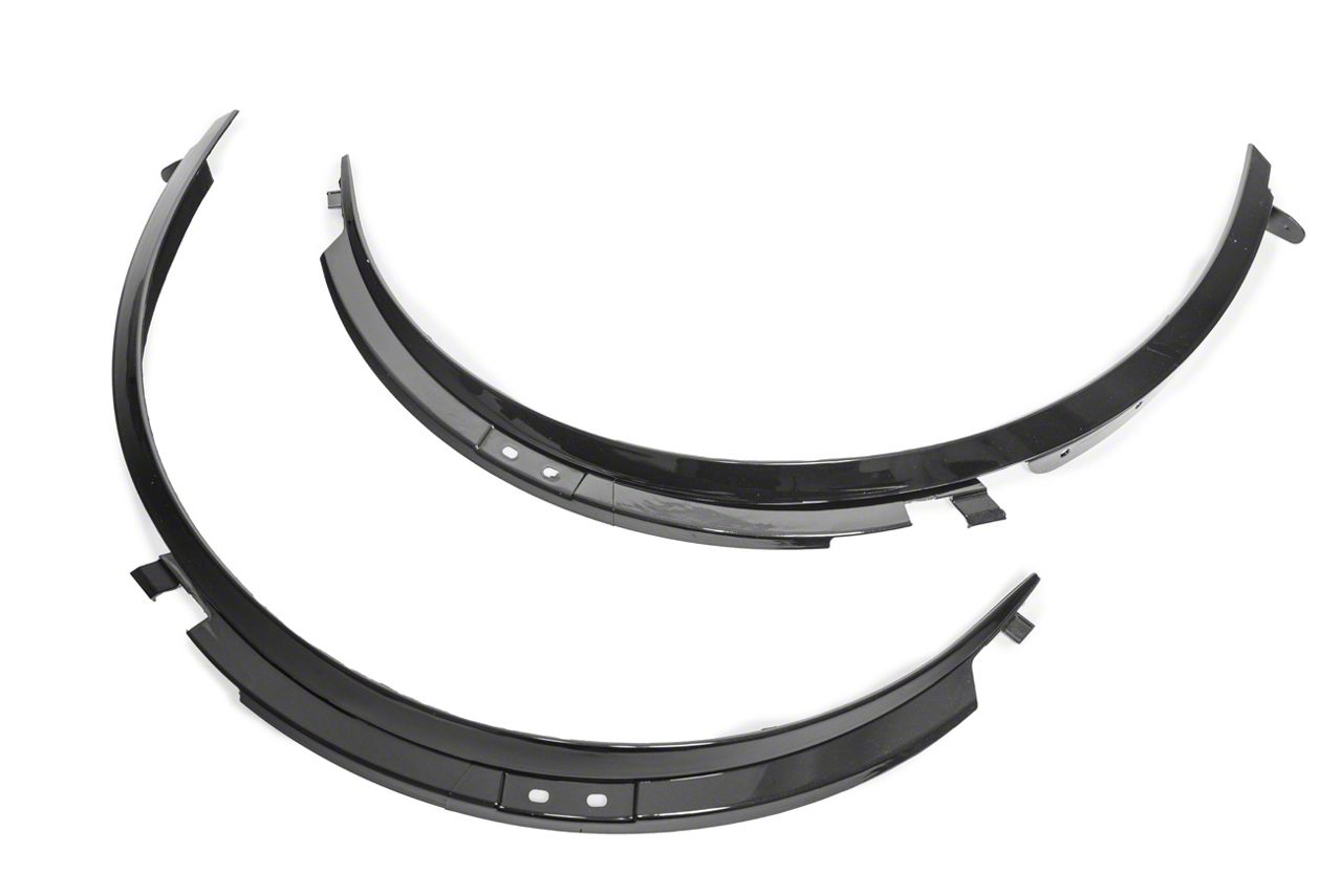 Corvette Front Fender Flare Wheel Trim; Carbon Flash Metallic (14-19 ...