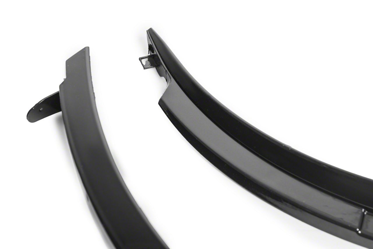 Corvette Front Fender Flare Wheel Trim; Carbon Flash Metallic (14-19 ...