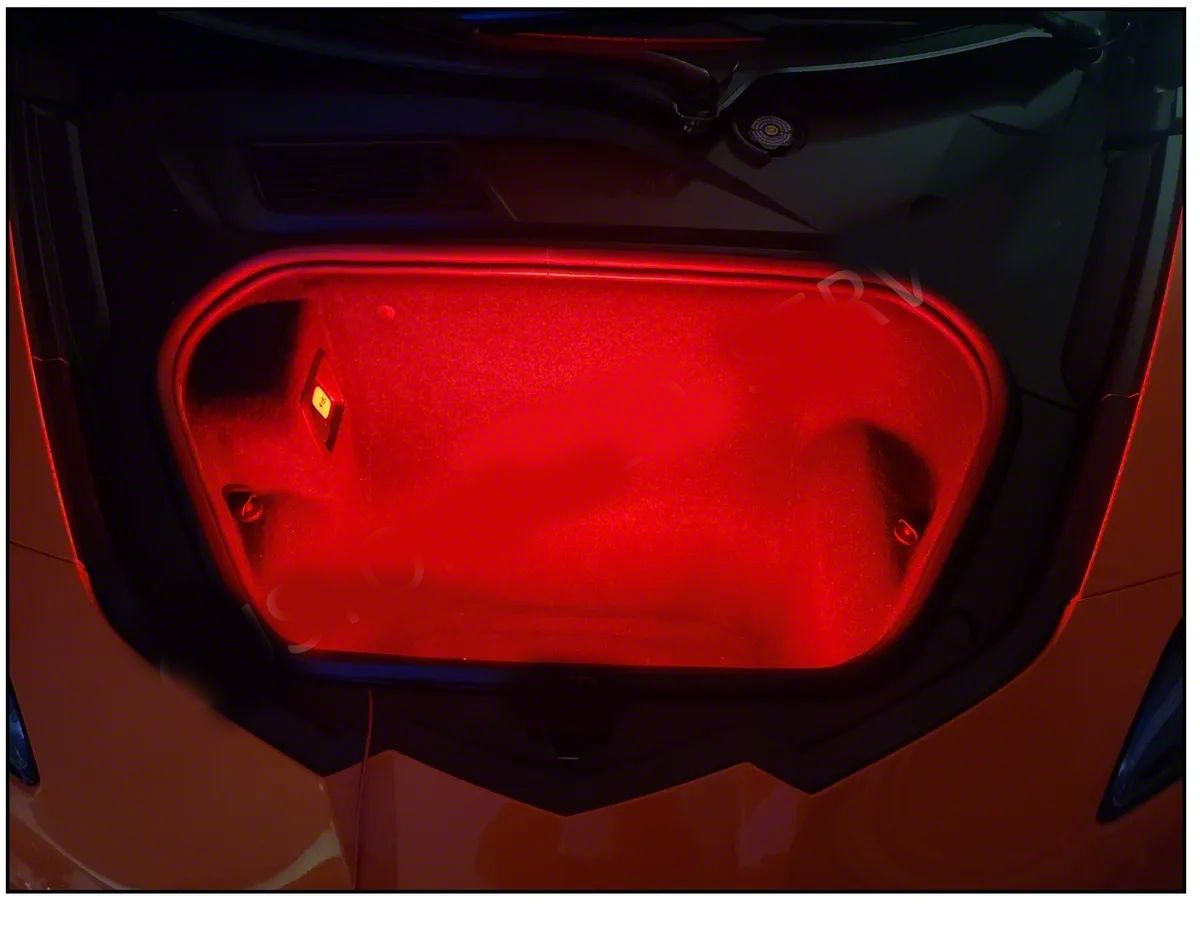Corvette Front and Rear Trunk LED Lighting Kit; Orange (20-26 Corvette ...