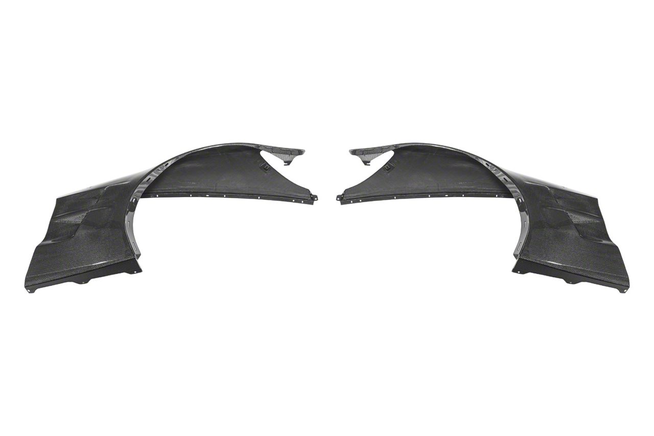 Corvette Front Widebody Fenders; Carbon Fiber (05-13 Corvette C6 ...