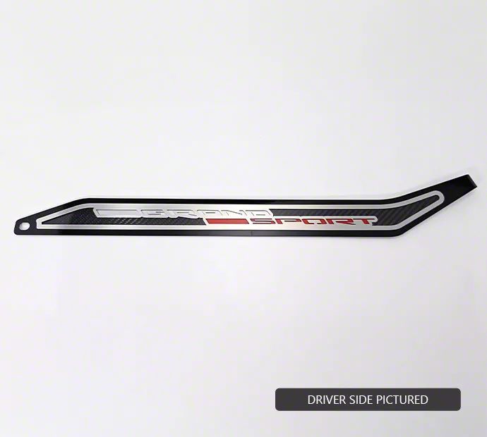 Corvette Gloss Black Door Prop with Real Carbon Fiber Grand Sport ...